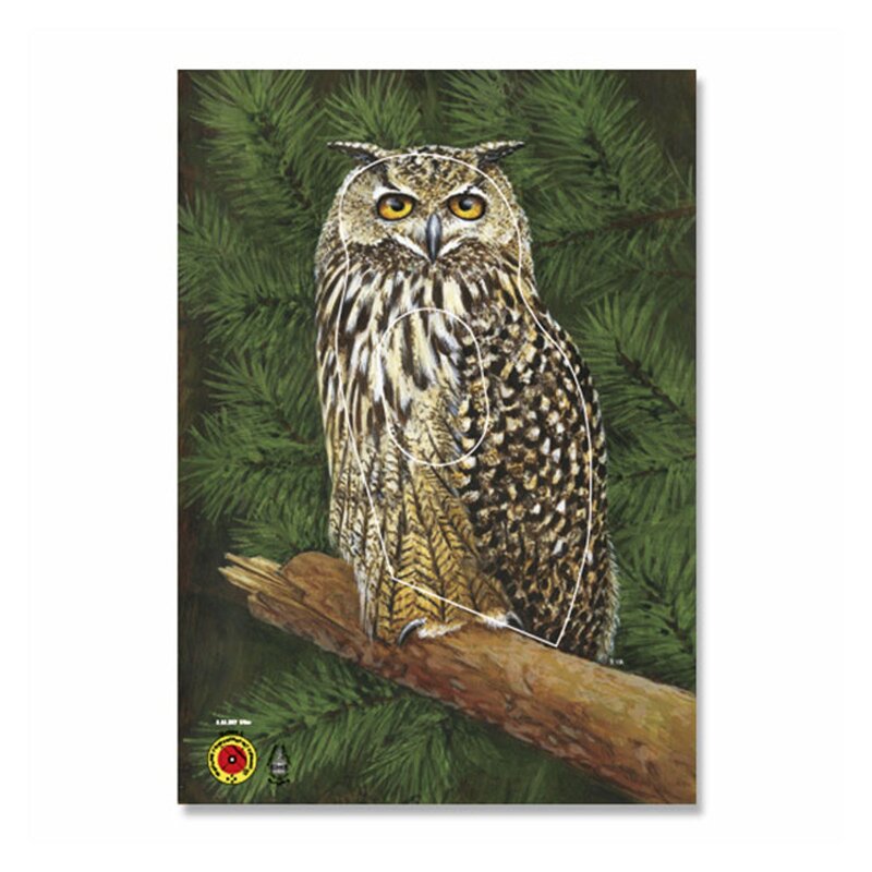 Target Face | Animal - Eagle Owl - Outdoor Sports Adven