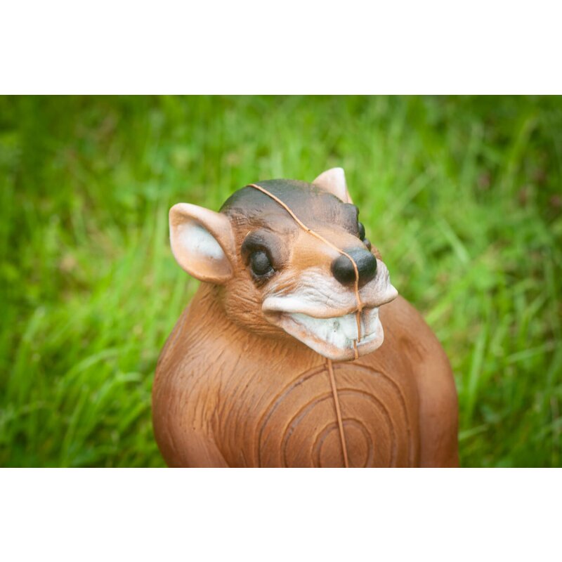 CENTER-POINT 3D Sitzende Ratte - Made in Germany - Ou