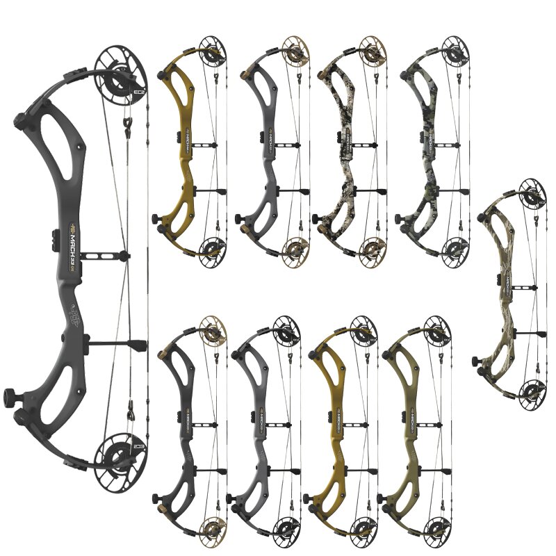 PSE Mach 33 DS Carbon - 40-80 lbs - Compoundbogen - O